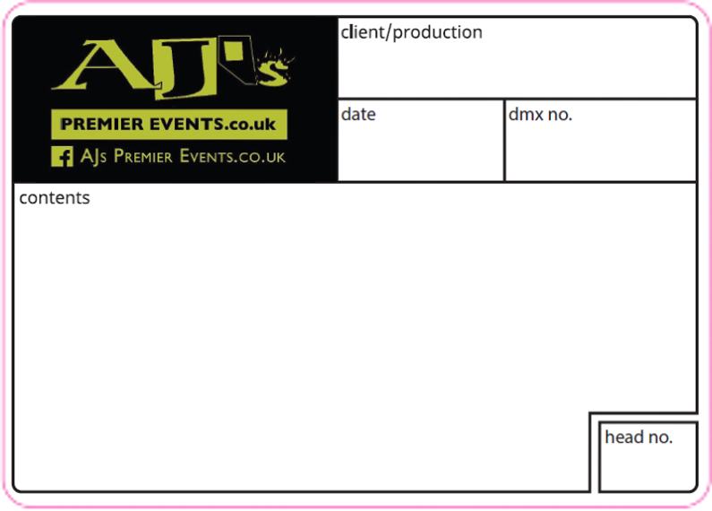 Custom Flight Case Label Templates ️ Free PDF Downloads