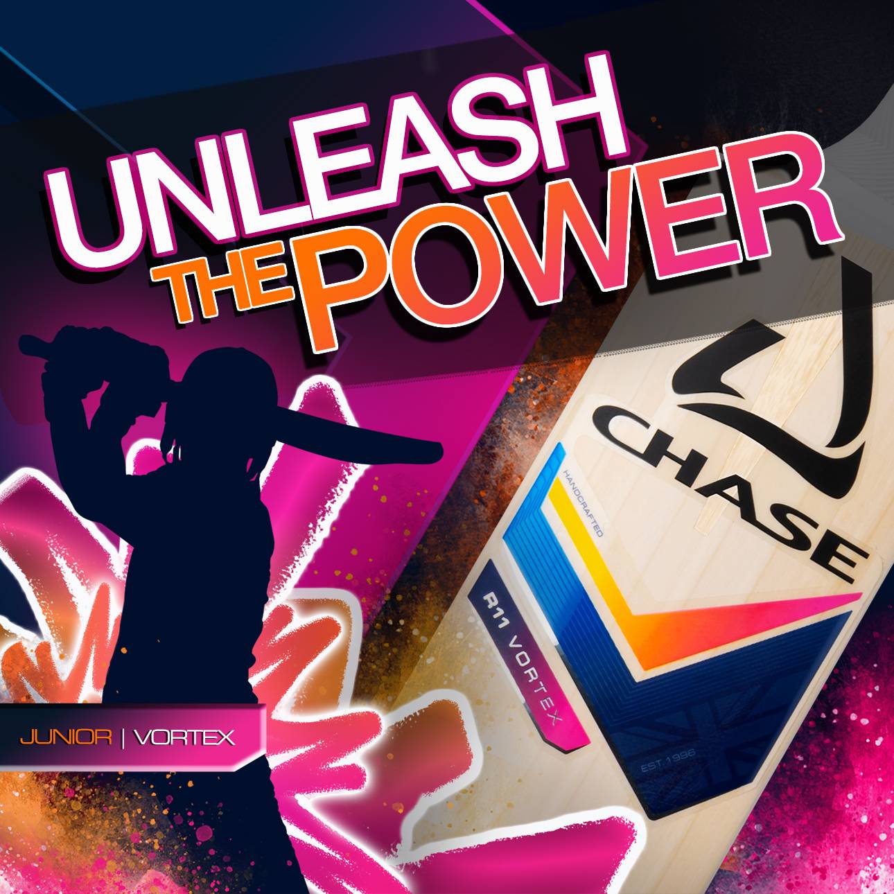 Cricketbat Stickers for Cricket Bat Manufacturer Chase Cricket LTD