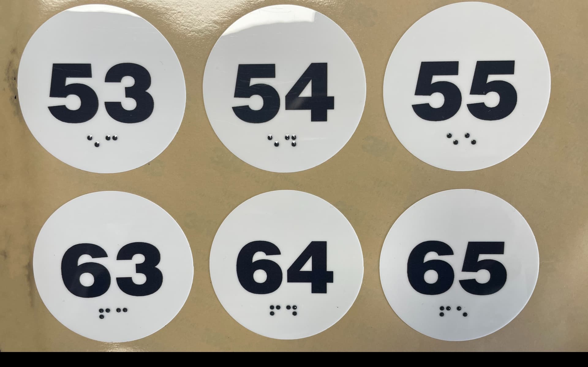 Buy Quality, Custom Braille Labels | Worldwide, Fast Delivery